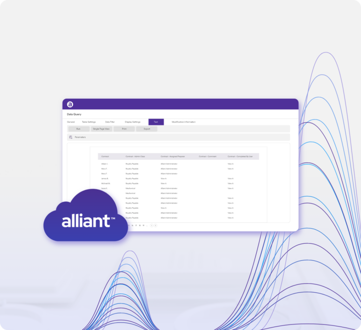 Alliant Cloud • Rightsline • Rights & Royalties Software